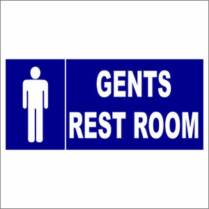 madhusigns MADHU - gents rest room Sign board in 3mm thick foam sheet ...