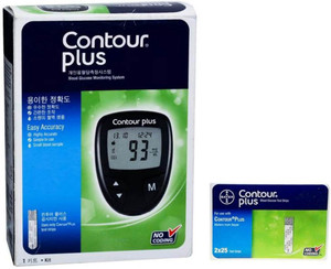 Bayer Contour Plus Machine with Contour Plus 50 Stripes - Combo ...