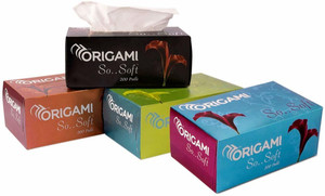 Origami Facial Tissues Multicolor Paper Napkins - Buy Origami Facial ...