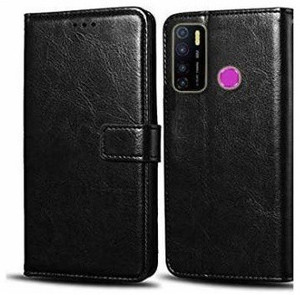 VAPRIF Flip Cover for Infinix Hot 9 Pro Leather Finish Magnetic Closure ...