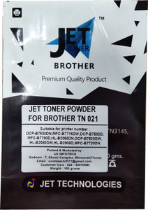JET TONER Toner Powder Compatible For Brother TN-B021 HL-B2000D, DCP ...