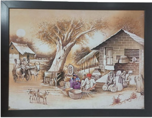 Pinnacle Vastu Natural Colors 60 inch x 5 inch Painting Price in India ...