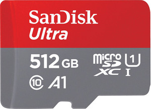 SanDisk SDSQUA4-512G-GN6MN Ultra 512 GB MicroSDHC Class 10 120 Mbps ...