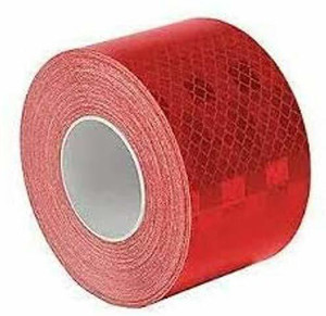 SAROHI IMPORTED 2 INCHES SAFETY REFLECTIVE TAPE (RED) 5M 50 mm x 5 m ...