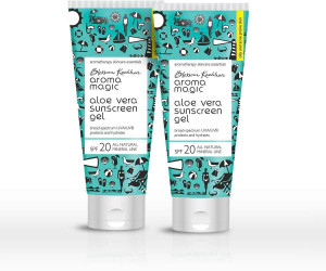 Aroma Magic Sunscreen - SPF 50 Pack of 2 Aloe Vera Sunscreen Gel ...