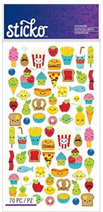 Sticko Classic Mini Food Characters Stickers - Classic Mini Food ...