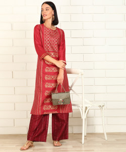 Anmi Printed Women Straight Kurta - Buy Anmi Printed Women Straight ...