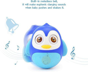 Mubco Musical Roly Poly Penguin Tumbler Ring Bell Rattle Toys Kids Pack ...