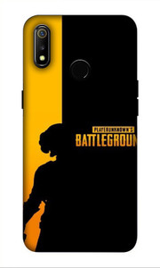 LUCKY MOBI.COM Back Cover for REALME 3 ( pubg wallpaper) PRINTED BACK ...