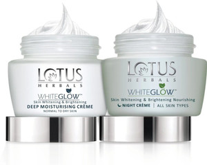 LOTUS HERBALS WhieGlow Deep Moisturising Creme 40g AND Whitening ...
