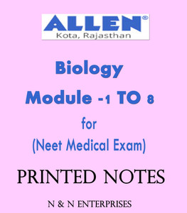Allen Career Institute Biology Module 1to 8 Printed Notes For Neet ...