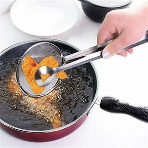 BELOWCLUB SPOON_WITH_CLIP01 2 In1 Stainless Steel Filter Spoon with ...