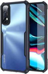 VAPRIF Back Cover for Realme 7, Transparent Hybrid Hard PC Back TPU ...