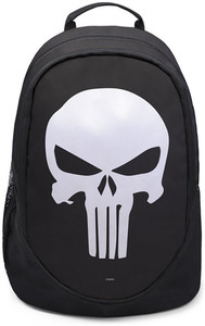 The Souled Store Punisher: Skull 25 L Laptop Backpack Black - Price in ...