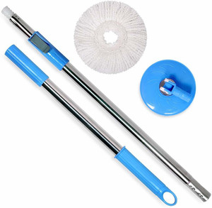 FIPPO Mop Handle Disk with Microfibre Refill (Blue) String Mop Price in ...