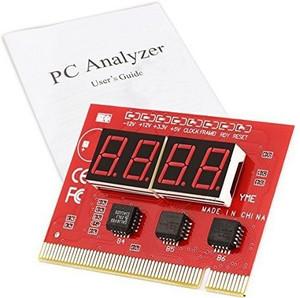 JAMUS 4 Digit Debug Card Testing With Manual Motherboard (Red) LGA ...
