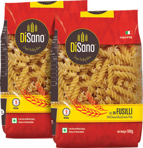DiSano Durum Wheat Pasta, Fusilli, 1 kg (2 x 500g) - Made in Italy ...