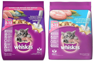Whiskas WHISKAS KITTEN DRY FOOD COMBO OF 2 PACK BY AQUATICA FISHES..(1 ...