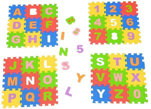 SANJARY Play Mat 36 Tiles Kids Puzzle Mats Foam Children Educational ...