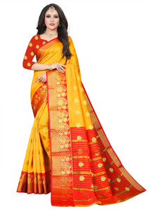 Buy Nandera Fashion Self Design, Paisley Banarasi Jacquard, Art Silk ...