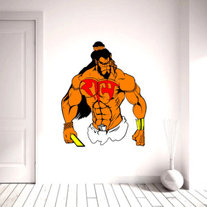 Decals Stock 46 cm Ram Hanuman Self Adhesive Sticker Price in India ...