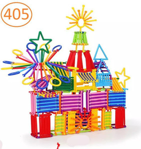 Urban Infotech 405 PCS Building Blocks Bars Different Shape Educational ...