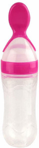 COBIS Silicone Baby Food Feeding Bottle with Spoon - 90 ml - Silicone ...