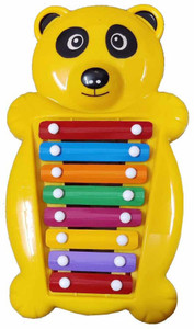 Shoppernation Cute Panda Design kids Xylophone With Wheels to Move ...