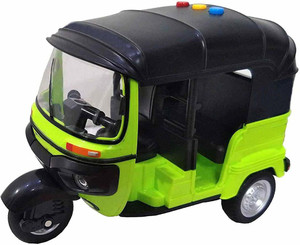 Vasoya Enterprise Auto Rickshaw Toys Bump & Go Auto Rickshaw Toy with ...