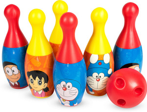 Doraemon 6-Pin and Ball Set for Bowling Price in India - Buy Doraemon 6 ...