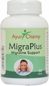 Ayur Champ Migra Plus Migraine|Support Headache Relief - 60 Tablets ...