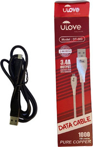 ULOVe Micro USB Cable 3.4 A 1 m (V8 Data) Cable Pure Copper 1000mm All ...