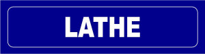 madhusigns lathe Sign board in 3mm thick foam sheet (12" X 3 ...