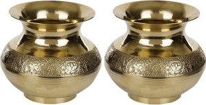 Flipkart.com | Magic's Max pack of 2 lota Brass Kalash
