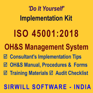 SIRWILL ISO45001:2018 OHSMS Implementation Kit - SIRWILL : Flipkart.com