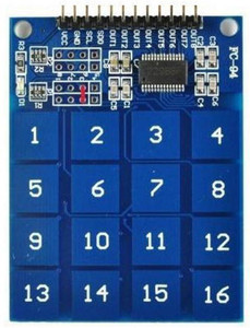 Technical hut Ttp229 Keyboard 16Channel Capacitive Touch Pad Sensor ...