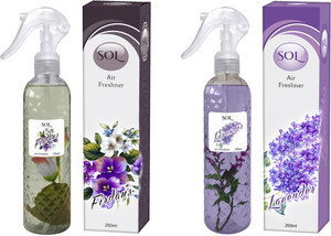 Sol Oriental, Lavender Spray Firdaus,Lavender Air Freshener - Pack Of 2 ...
