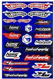 TopBikeDecals Hot Wheels Decals Stickers Vinyl Graphic Set - Hot Wheels ...