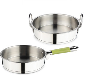 Jindal ARC Fry Pan :: Kadhai Induction Bottom Cookware Set Price in ...
