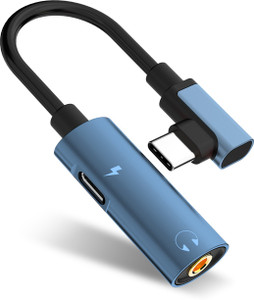 Bestor Blue blue color Type c to 3.5mm audio jack+Charging Phone ...