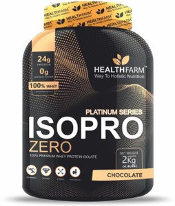 HEALTHFARM Platinum Series ISOPRO ZERO 100% Pure whey protein Isolate ...