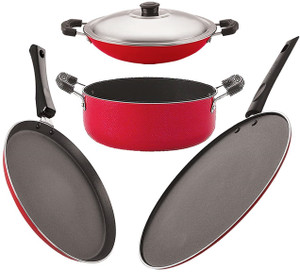 NIRLON Non-Stick Coated Cookware Set Price in India - Buy NIRLON Non ...