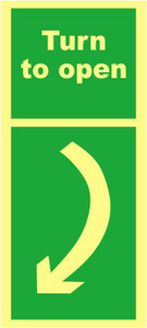 madhusigns Left Side Turn To Open Auto Glow Sign board in 3mm thick ...