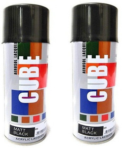 CUBE Black Spray Paint 800 ml Price in India - Buy CUBE Black Spray ...