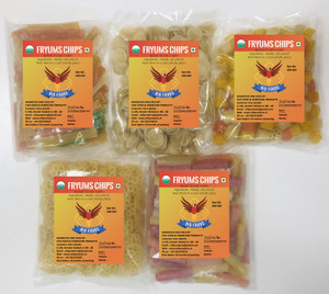 rio foods FRYUMS 1 KG (PACK OF 5) (READY TO FRY) Fryums (Pack of 5 ...