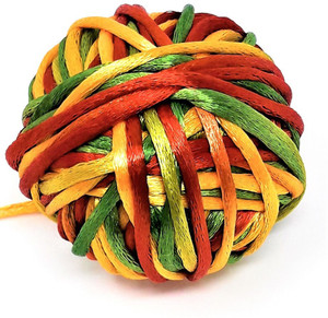 Kuhu Creations Silk Mauli - Kalawa - Raksha Sutra with three natural ...