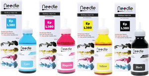 Needle Refill Ink for Epson L380 Dye Ink Compatible EcoTank Inkjet ...
