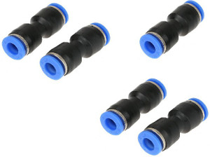 sl plastic Pneumatic Fitting Push In Straight Union Connector For Air ...