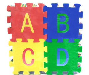 InteriorZilla ABC Mat For Kids | Mat ABCD For Kids | ABC Mat For Kids ...