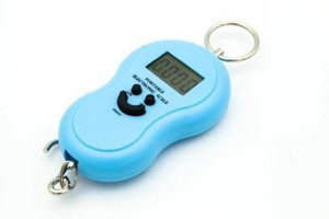 Glancing Smiley Mini Digital Scale Kitchen Scale Hanging Luggage ...